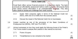 Forms of Ownership Notes, Business Studies Grade 12 Questions and ...